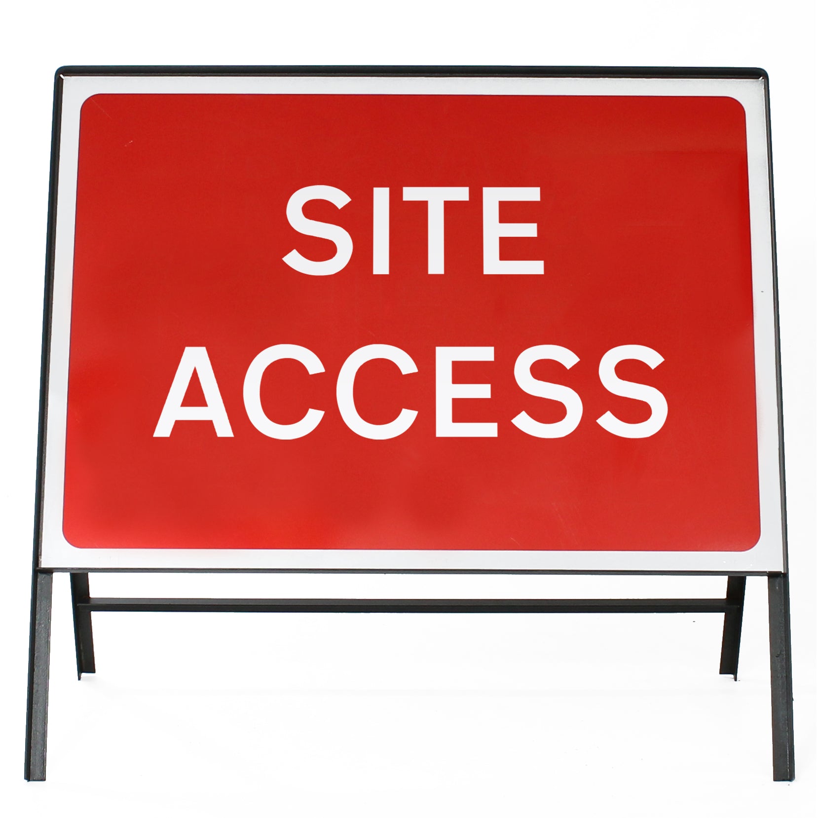 Site Access Sign - Zintec Metal Sign Face | 1050x750mm – Start Safety UK