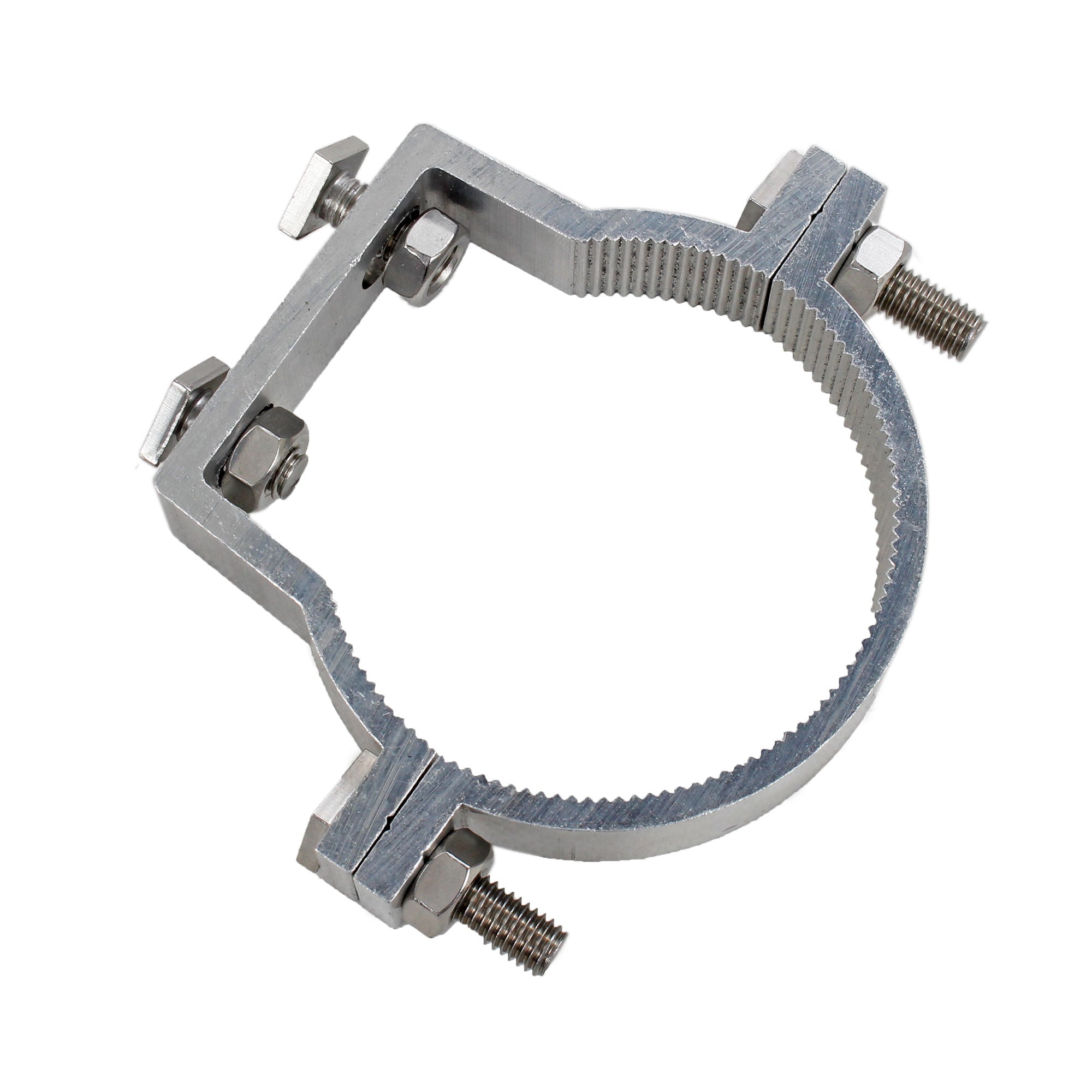 76mm Aluminium Offset Clamps (Uniclamps) For Signage – Start Safety UK
