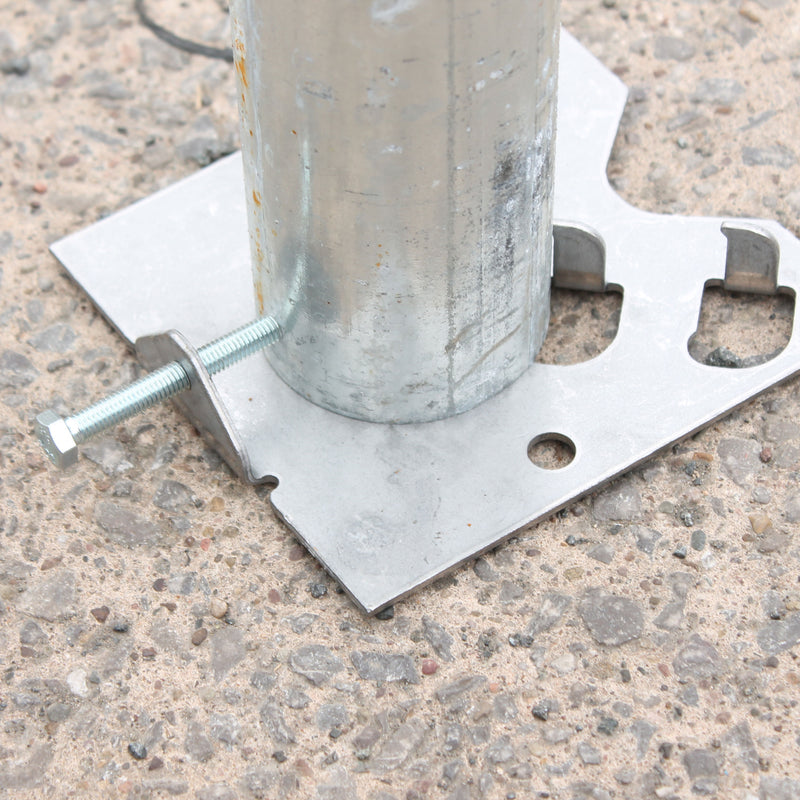 Universal Sign Post Base - For Round & Square Posts – Start Safety UK