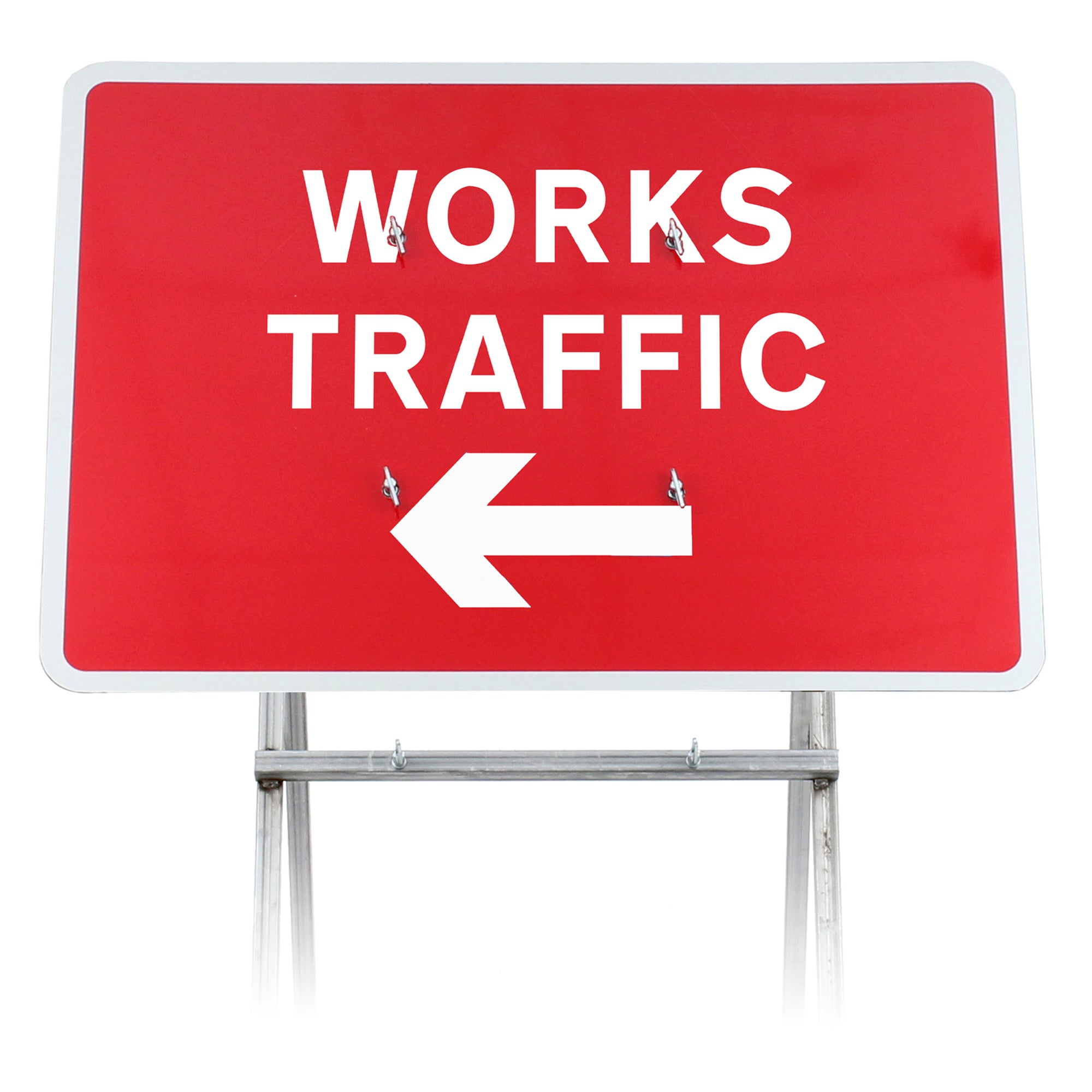 'Works Traffic' Arrow Left Dia 7303 Quick Fit Sign (Face Only) – Start ...