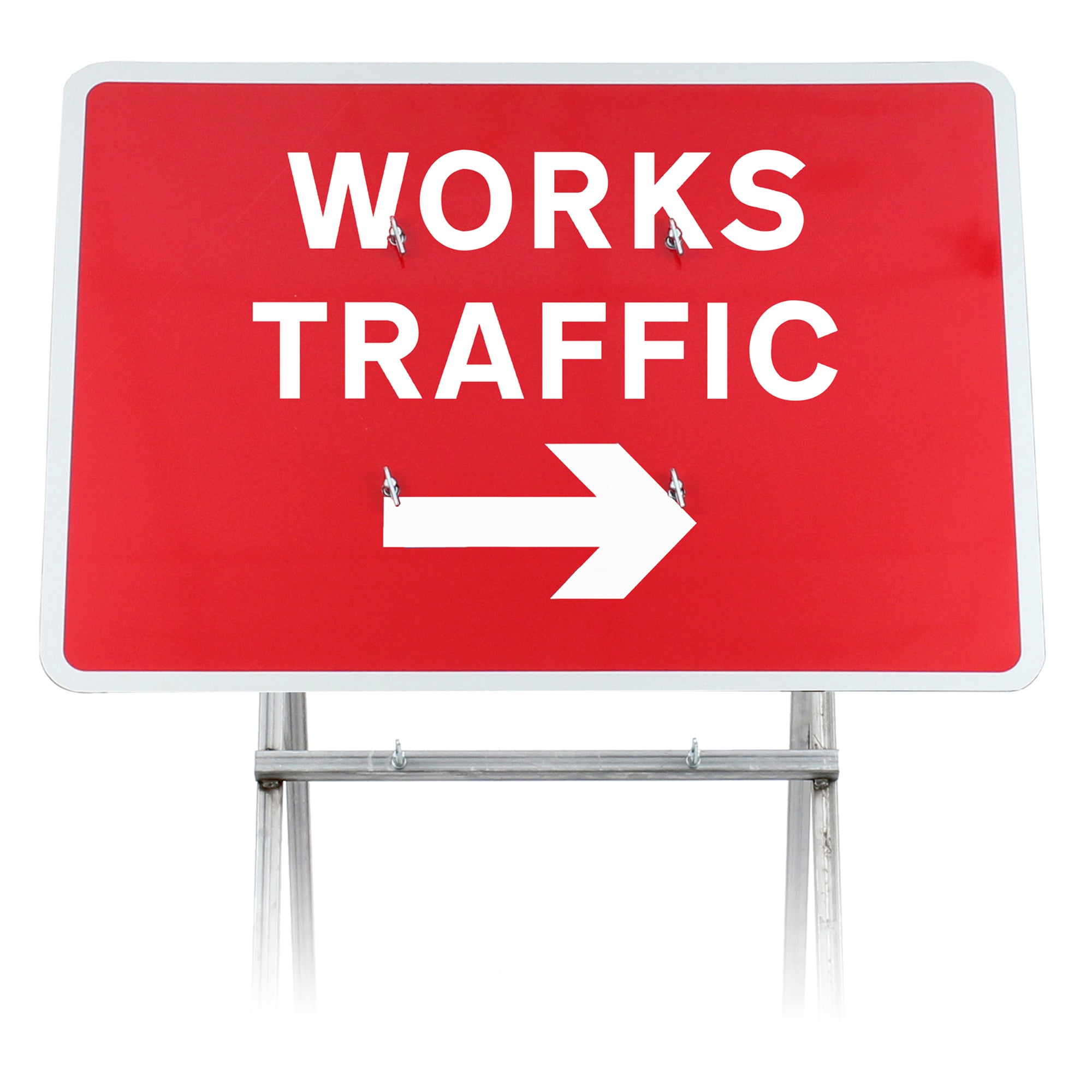 'Works Traffic' Arrow Right Dia 7303 Quick Fit Sign (Face Only) – Start ...