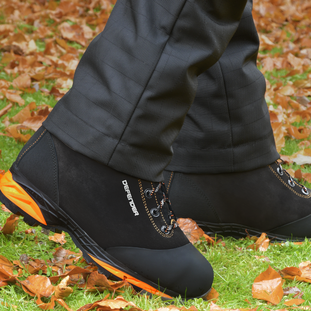 Stein Defender V2 SB P E HI CI WR Chainsaw Boots - Black | Start Safety UK