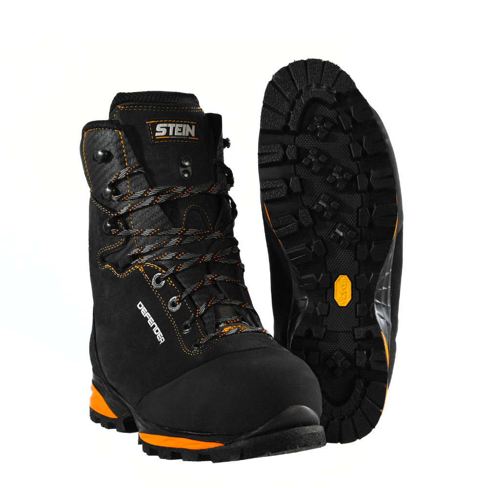 Stein Defender V2 SB P E HI CI WR Chainsaw Boots - Black | Start Safety UK