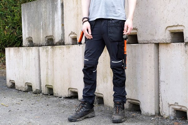 U-Power Atom Fly Slim Fit Stretch Work Trousers Asphalt Grey | Buy at ...