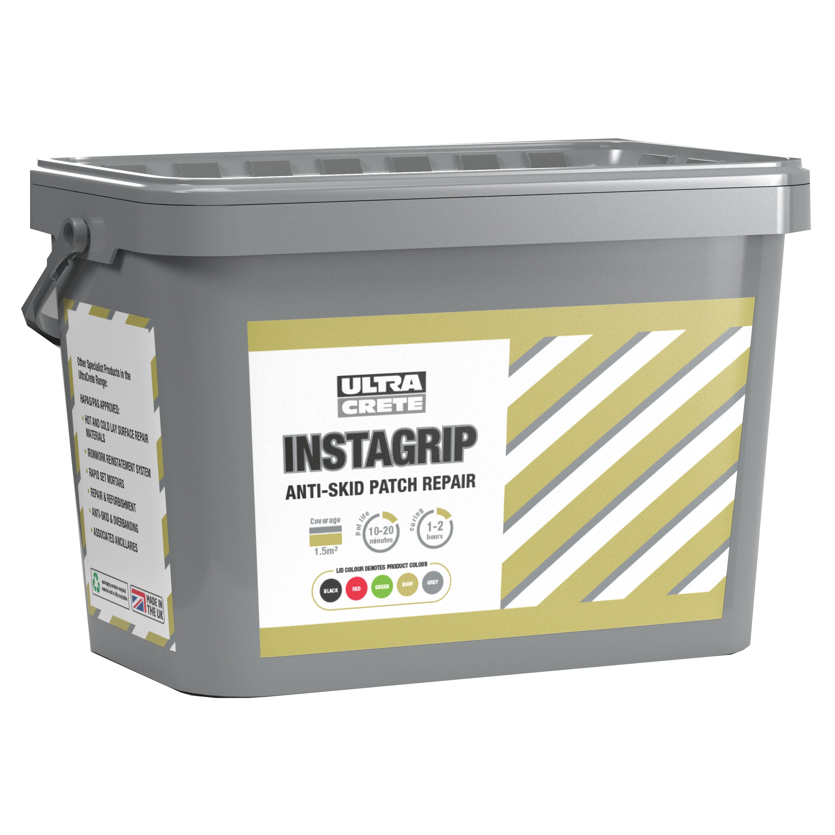 UltraCrete InstaGrip Anti Skid Patch Repair 15kg | Start Safety UK