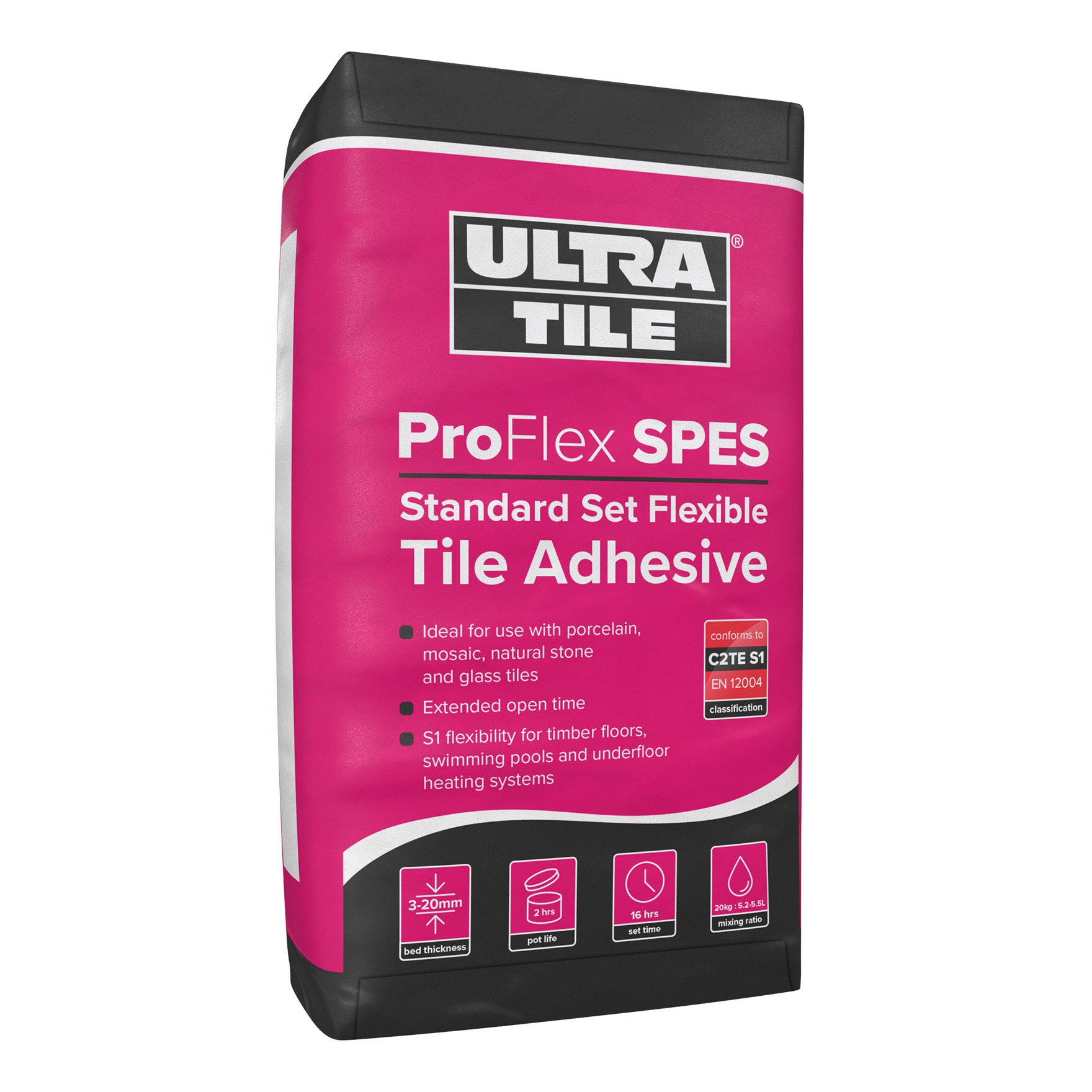 UltraTile ProFlex S1 SPES Flexible Tile Adhesive | Start Safety UK