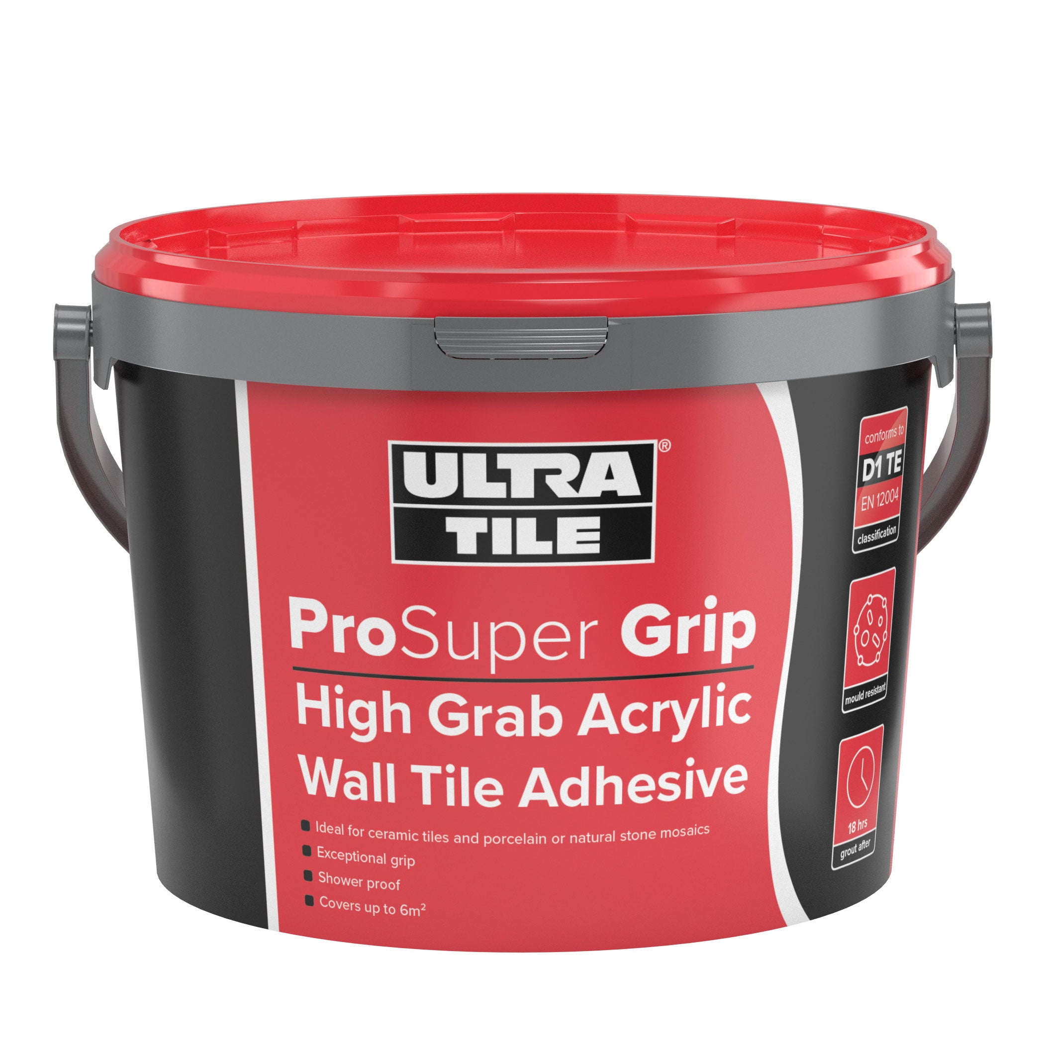 UltraTile Pro Super Grip High Grab Acrylic Wall Tile Adhesive 15kg ...
