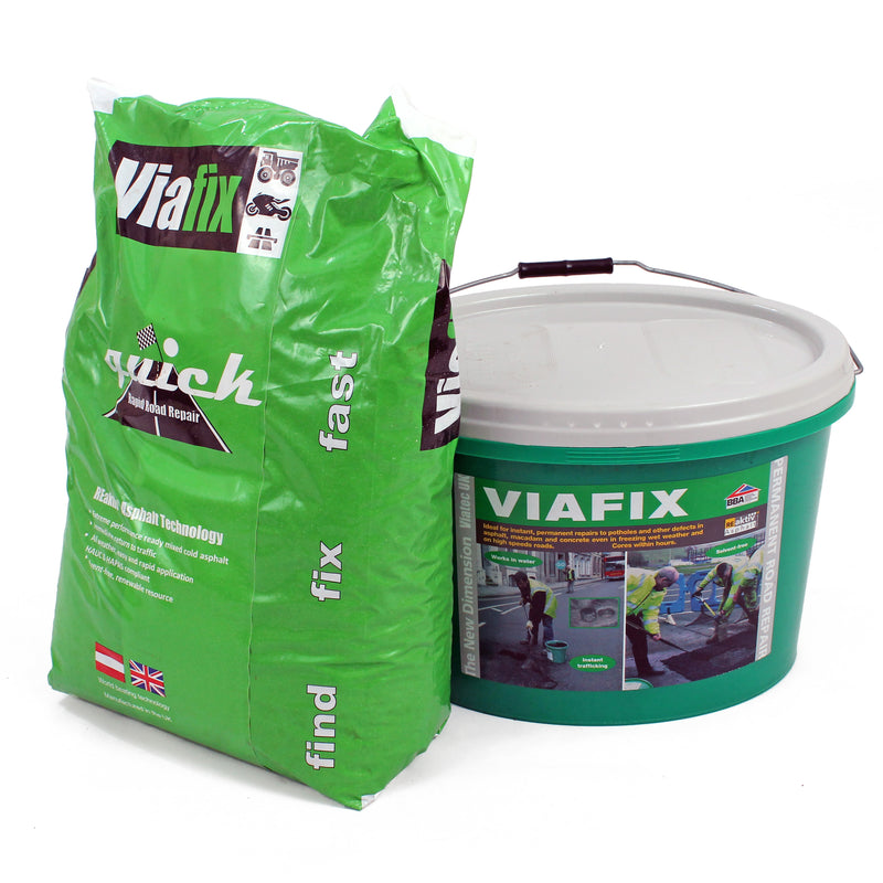 Viafix Cold Pothole Repair Available In Bags Or Tubs 6mm Aggregate